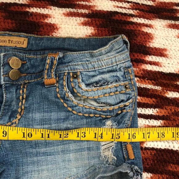 Shorts | Y2k 200s Micro Mini Baddie Low Rise Denim Jean Shorts ...